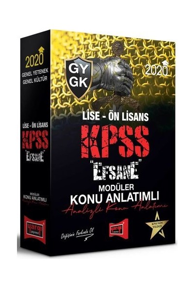 Yargı Yayınevi 2020 KPSS Efsane Lise Ön Lisans Genel Yetenek - Genel Kültür Konu Anlatımlı Modüler Set Yargı Yayınevi 2020 KPSS Efsane Lise Ön Lisans Genel Yetenek - Genel Kültür Konu Anlatımlı Modüler Set