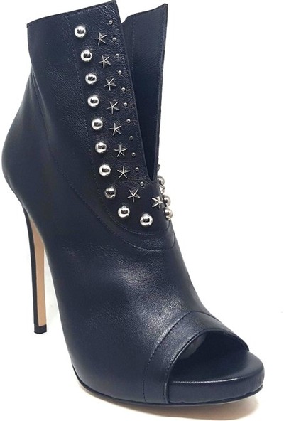 Shop And Shoes 104-245D03 Kadın Bot Siyah