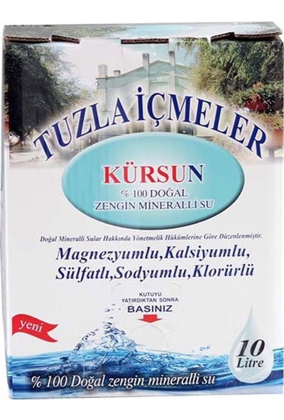 Kürsun Tuzla Içmeler Doğal Zengin Mineralli Su 10 lt Kürsun Tuzla Içmeler Doğal Zengin Mineralli Su 10 lt