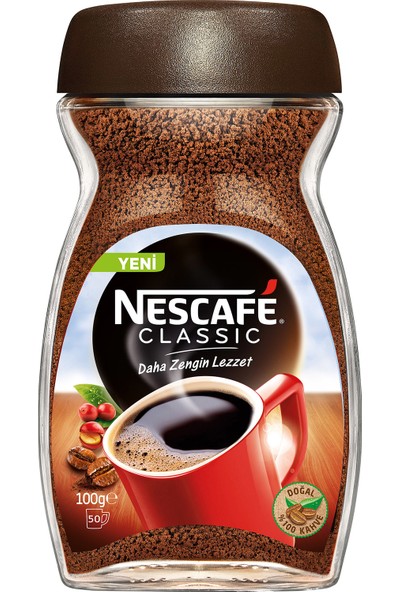 Nescafé Classic Çözünebilir Kahve 100gr Kavanoz Nescafé Classic Çözünebilir Kahve 100gr Kavanoz