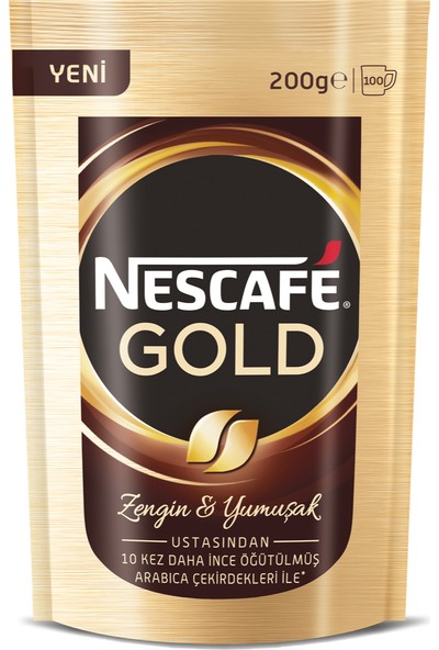Nescafé Gold Çözünebilir Kahve 200 Gr