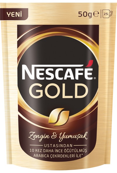 Nescafe Gold Ekonomik Paket 50 gr Nescafe Gold Ekonomik Paket 50 gr