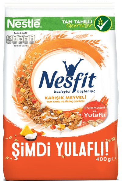 Nestle Nesfit Karışık Meyveli Kahvaltılık Gevrek 400 gr Nestle Nesfit Karışık Meyveli Kahvaltılık Gevrek 400 gr