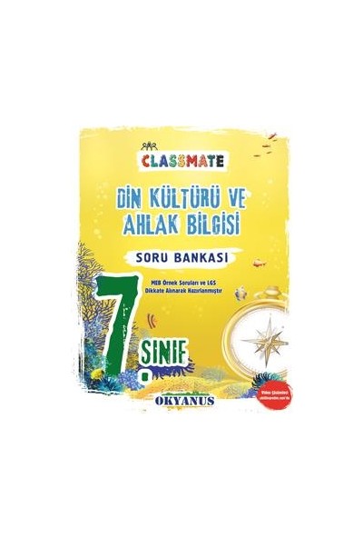 Okyanus 7. Sınıf Classmate Din Kültürü Ve Ahlak Bilgisi Soru Bankası Okyanus 7. Sınıf Classmate Din Kültürü Ve Ahlak Bilgisi Soru Bankası