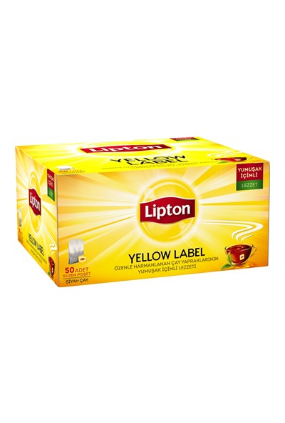 Lipton Yellow Label Bardak Poşet Çay 50 Adet 100 gr Lipton Yellow Label Bardak Poşet Çay 50 Adet 100 gr