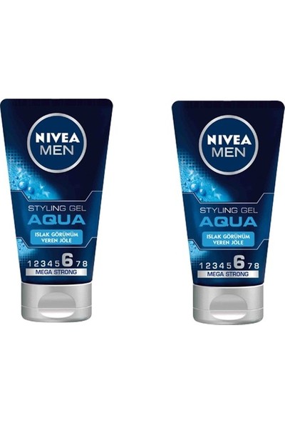 Nivea Jöle Aqua 150ml Erkek Extra Sert No 6-2 Adet Nivea Jöle Aqua 150ml Erkek Extra Sert No 6-2 Adet
