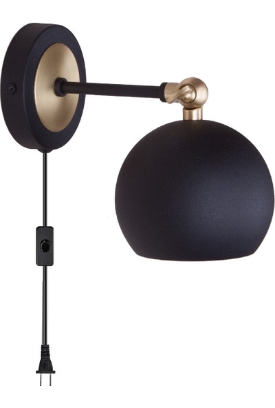 Fivorno Vintage Yuvarlak Top Döner Başlıklı Cafe Aplik Kablolu Fivorno Vintage Yuvarlak Top Döner Başlıklı Cafe Aplik Kablolu