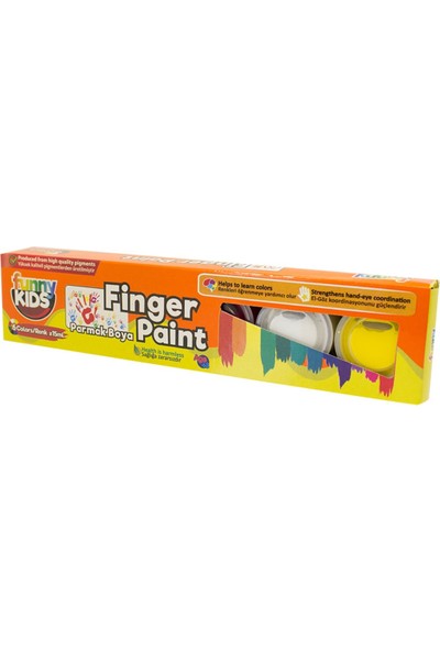 Funny Kids Parmak Boyası 6'lı Funny Kids Parmak Boyası 6'lı