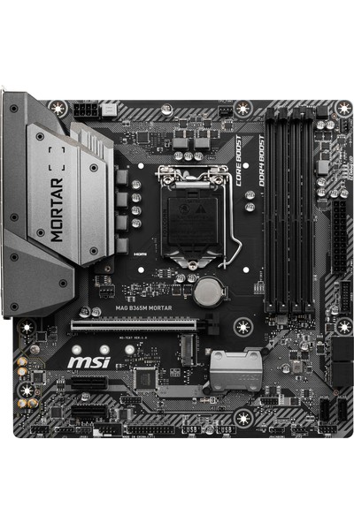 MSI MAG B365M MORTAR Soket 1151 DDR4 2666 HDMI M.2 USB3.1 COM+LPT mATX WIN7 WIN10 Anakart MSI MAG B365M MORTAR Soket 1151 DDR4 2666 HDMI M.2 USB3.1 COM+LPT mATX WIN7 WIN10 Anakart
