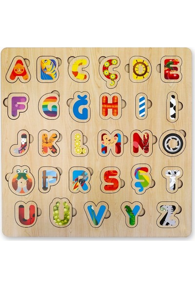 Maketçiniz Türkçe Eğitici Alfabe Yapboz