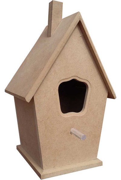 Okutan Hobi Kuş Evi Ahşap Obje KOD:KU37