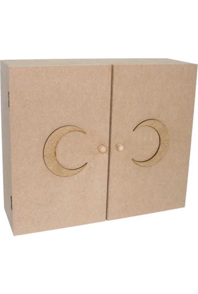 Okutan Hobi Ahşap Ecza Dolabı KOD:R26