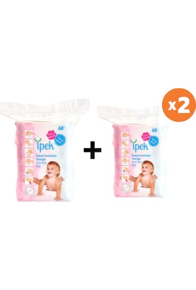 Ipek Hidrofil Maxi Bebek Pedi 60 + 60 - 120 Adet Ipek Hidrofil Maxi Bebek Pedi 60 + 60 - 120 Adet