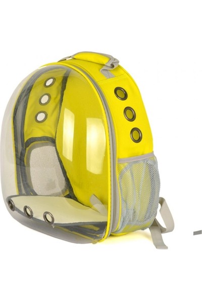 Pet Market Astronot Kedi Köpek Taşıma Çantası Sarı