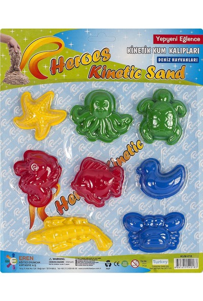Heroes Deniz Canlıları Kinetik Kum Kalıpları Heroes Deniz Canlıları Kinetik Kum Kalıpları
