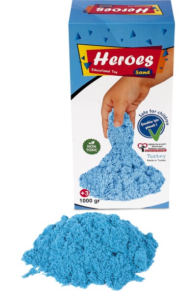 Heroes Mavi Kinetik Kum 1000 kg Heroes Mavi Kinetik Kum 1000 kg