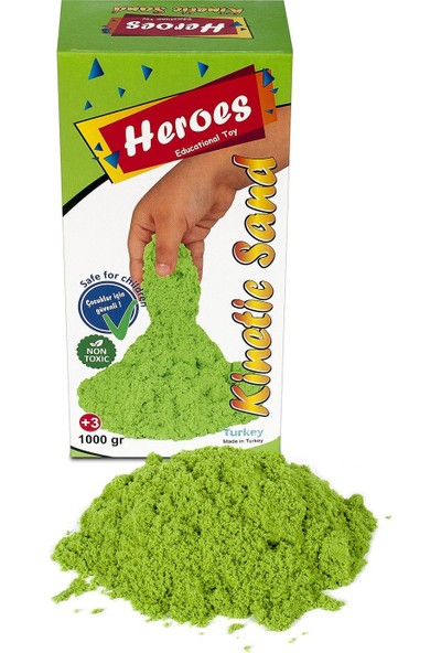 Heroes Yeşil Kinetik Kum 1000 kg