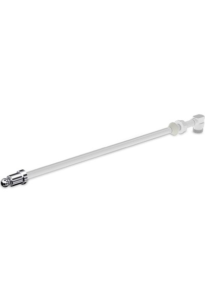 Cekinox Klozet Taharet Borusu Krom Uçlu Uzun 34 cm Cekinox Klozet Taharet Borusu Krom Uçlu Uzun 34 cm