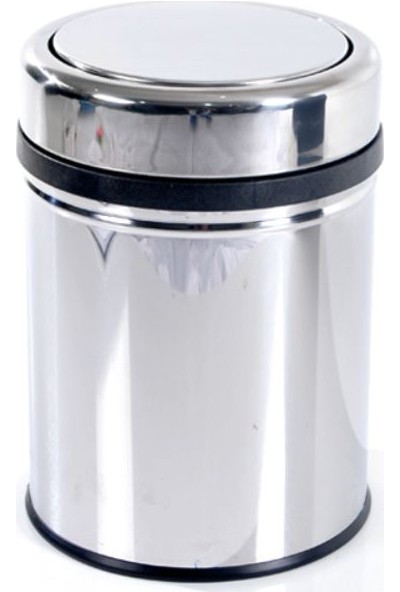 Aksesuaros Myoffice 8 lt Döner Kapaklı Çöp Kovası