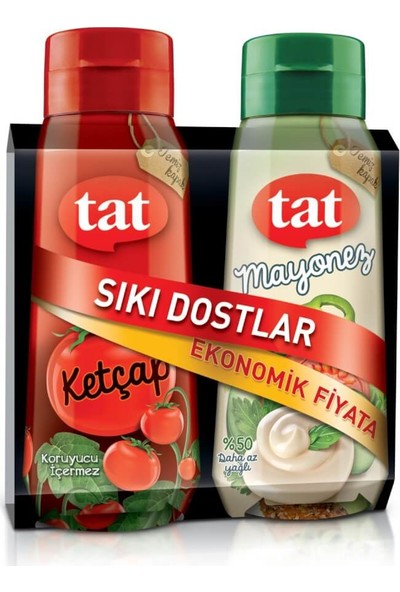 Tat Eko. 2 Li Paket Mayonez+Ketçap 400+345 gr