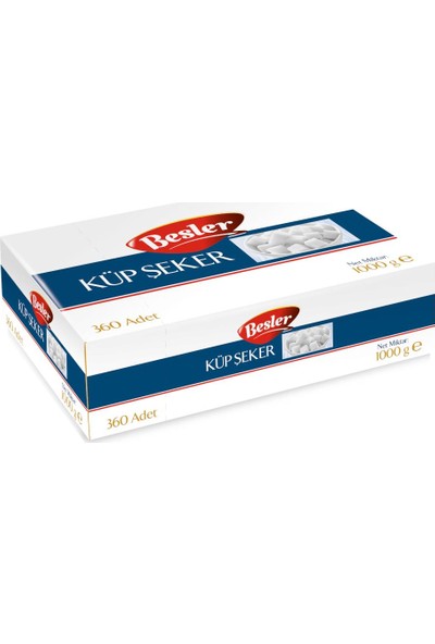 Besler Küp Şeker 360 Lı 1000 gr Besler Küp Şeker 360 Lı 1000 gr