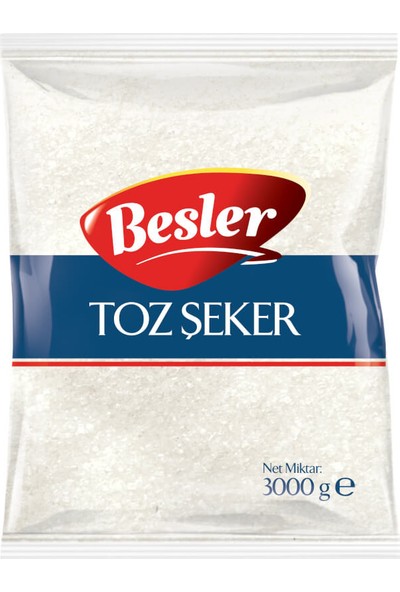 Besler Toz Şeker 3 kg Besler Toz Şeker 3 kg