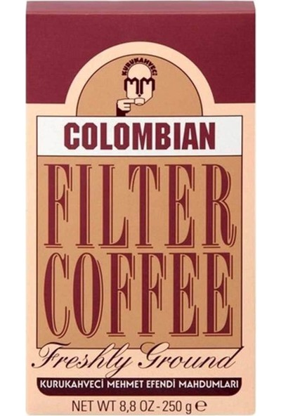 Kurukahveci Colombian Filtre Kahve 250 gr Kurukahveci Colombian Filtre Kahve 250 gr