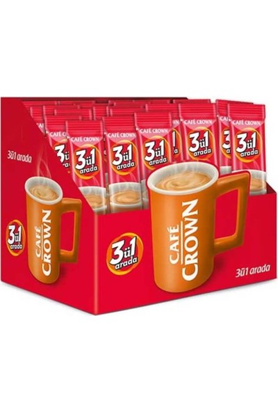 Ülker Cafe Crown 3Ü1 Arada 17,5 gr x 40 Adet Ülker Cafe Crown 3Ü1 Arada 17,5 gr x 40 Adet