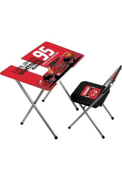 Gokidy Disney Cars Çalışma Masası ve Sandalyesi