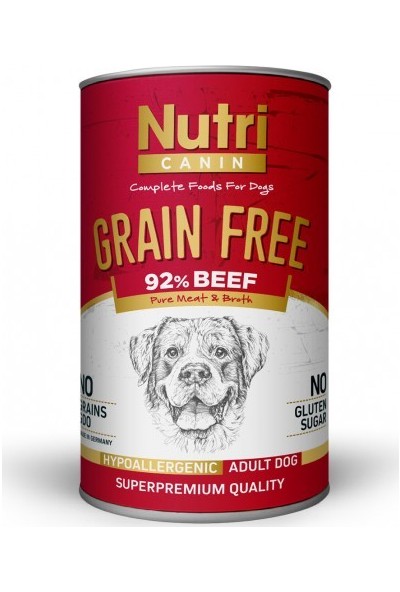 Nutri Canin G.F. Beef Sweet Potatoes 400 g 6 Al 5 Öde Nutri Canin G.F. Beef Sweet Potatoes 400 g 6 Al 5 Öde