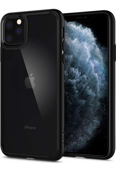 Spigen Apple iPhone 11 Pro Max Kılıf Ultra Hybrid Black - 075CS27136 Spigen Apple iPhone 11 Pro Max Kılıf Ultra Hybrid Black - 075CS27136