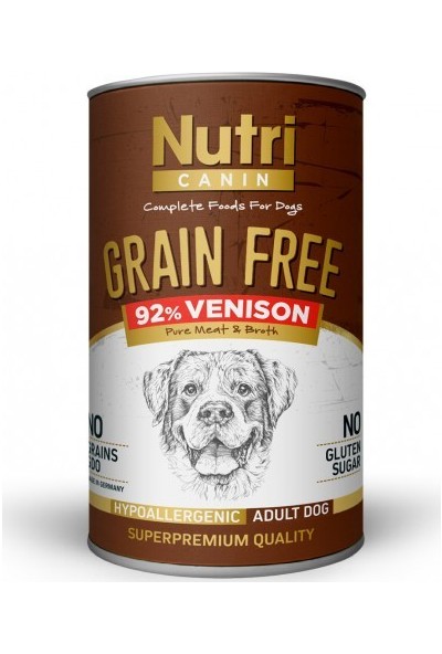 Nutri Canin G.F. Venison Sweet Potatoes 400 g 6 Al 5 Öde Nutri Canin G.F. Venison Sweet Potatoes 400 g 6 Al 5 Öde