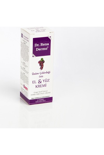 Dr. Rena Dermo El ve Yüz Kremi Üzüm Çekirdeği Özlü 150ML
