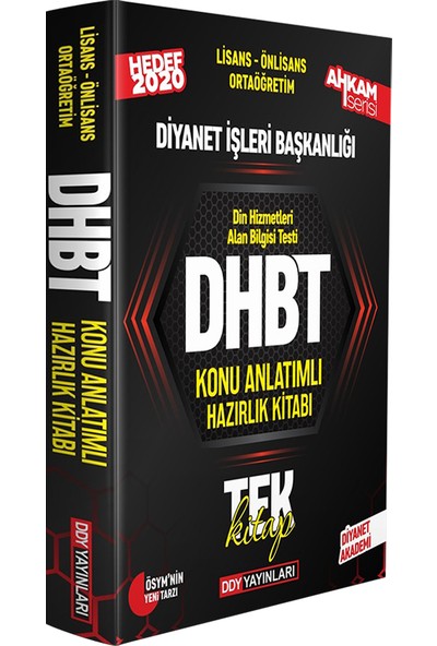 Ddy Yayınları DHBT Ahkam Serisi Tüm Adaylar Konu Anlatımlı Hazırlık Kitabı Ddy Yayınları DHBT Ahkam Serisi Tüm Adaylar Konu Anlatımlı Hazırlık Kitabı
