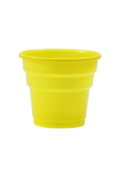 Dekorsende Plastik Bardak 25 li Sarı