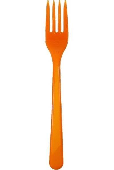 Dekorsende Plastik Çatal 25 li Turuncu