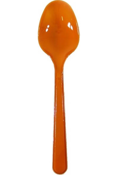 Dekorsende Plastik Kaşık 25 li Turuncu