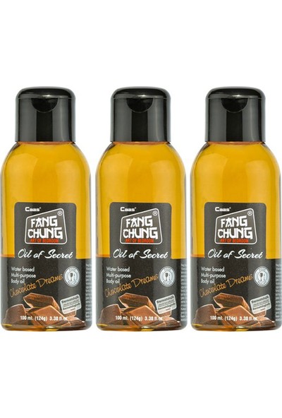 Fang Chung Çikolata Aromalı Masaj Yağı - 100ml x 3 Adet Fang Chung Çikolata Aromalı Masaj Yağı - 100ml x 3 Adet
