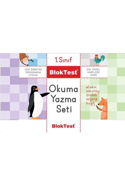 Bloktest Yayınları 1. Sınıf Okuma Yazma Seti Bloktest Bloktest Yayınları 1. Sınıf Okuma Yazma Seti Bloktest