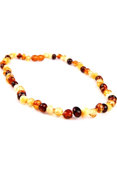 Kehribar Bebek - Çocuk Damla Kehribar Kolye Unisex Kehribar Bebek - Çocuk Damla Kehribar Kolye Unisex