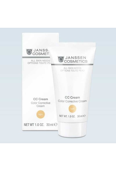 Janssen Cosmetics All Skin Needs CC Cream Color Corrective Spf 30 Light 30 ml JAN000763 Janssen Cosmetics All Skin Needs CC Cream Color Corrective Spf 30 Light 30 ml JAN000763