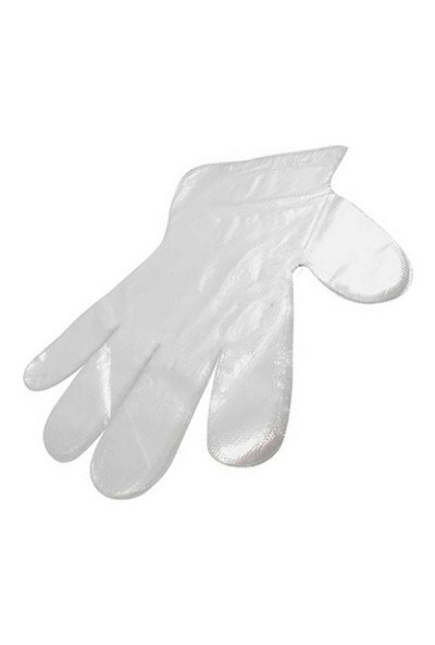 Boğaz Hdpe Şeffaf (Poşet) Eldiven 100 Adet x 10 Paket Boğaz Hdpe Şeffaf (Poşet) Eldiven 100 Adet x 10 Paket