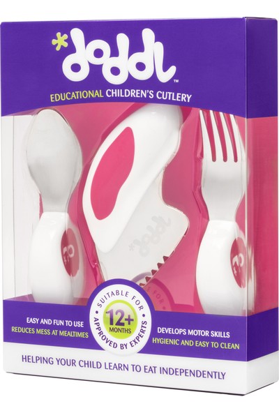 Doddl Çocuk Çatal Kaşık Bıçak Seti