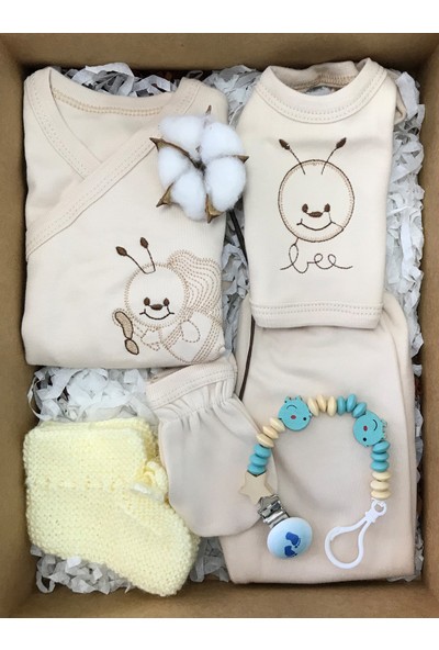 Bebek Hediyelerim Organik Sevimli Bebek Hediyesi Erkek