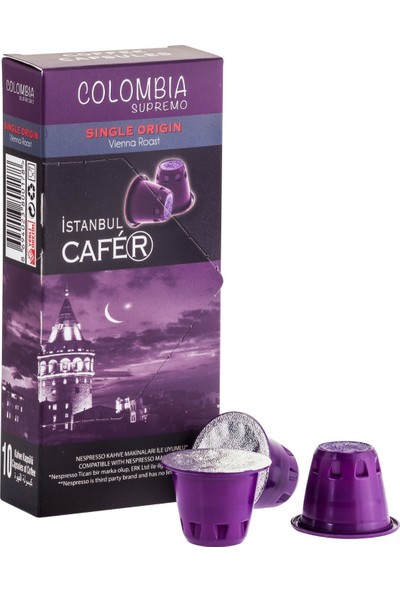 İstanbul Cafer Kapsül Kahve Kolombiya 10 Kapsül İstanbul Cafer Kapsül Kahve Kolombiya 10 Kapsül