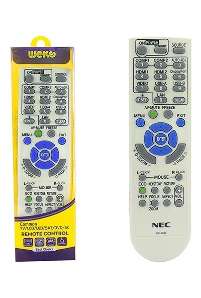 Elektrogun Nec Projeksıyon Kumandası Elektrogun Nec Projeksıyon Kumandası