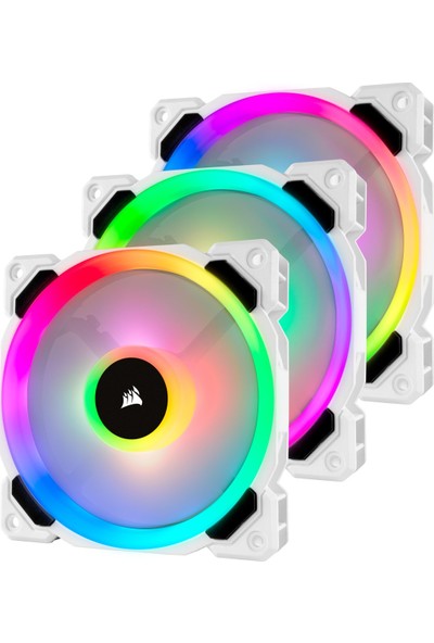 CORSAIR CO-9050092-WW LL120 RGB 120 MM ÇİFT RGB RENK DÖNGÜLÜ BEYAZ PWM FAN, LİGHTİNG NODE PRO KONTROLCÜ İLE BİRLİKTE, 3'LÜ PAKET CORSAIR CO-9050092-WW LL120 RGB 120 MM ÇİFT RGB RENK DÖNGÜLÜ BEYAZ PWM FAN, LİGHTİNG NODE PRO KONTROLCÜ İLE BİRLİKTE, 3'LÜ PAKET