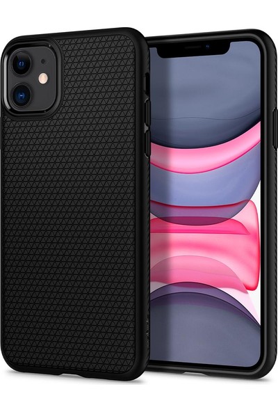 Spigen Apple iPhone 11 Kılıf Liquid Air Black - 076CS27184