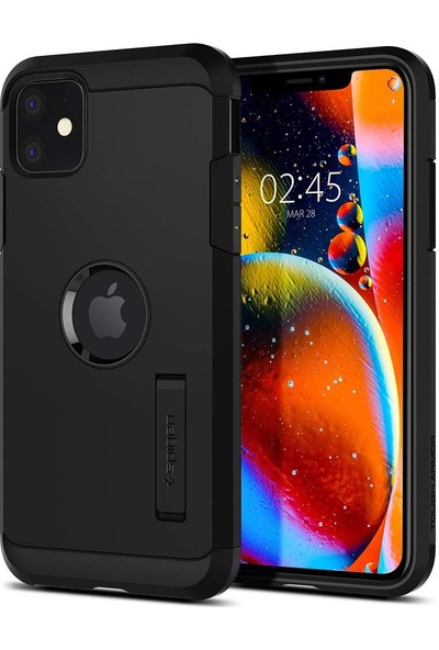 Spigen Apple iPhone 11 Kılıf Tough Armor Black - 076CS27190 Spigen Apple iPhone 11 Kılıf Tough Armor Black - 076CS27190
