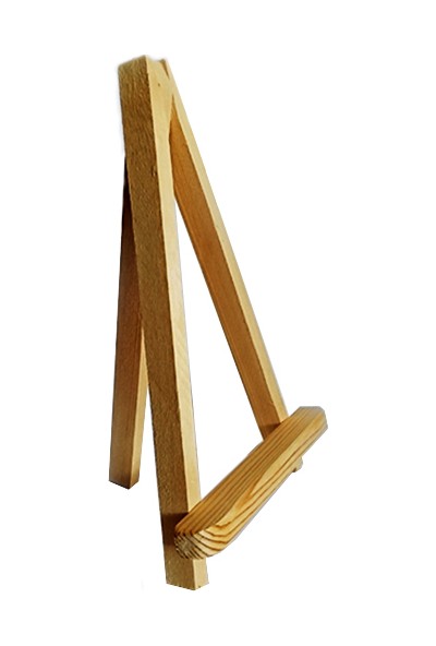 Biresimden Mini Masif Ahşap Şövale Biresimden Mini Masif Ahşap Şövale